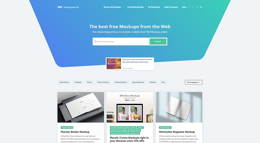 Best 5 websites to find mockups for free | Oppaca